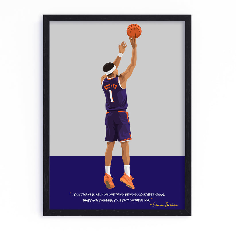 Devin Booker Framed Poster – quoteart